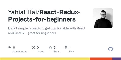 Github Yahiaeltai React Redux Projects For Beginners List Of Simple Projects To Get