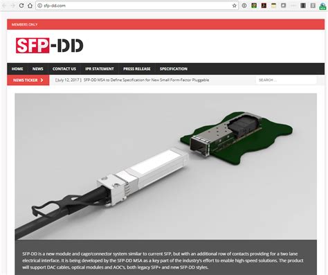 New Double Density Sfp Pluggable Spec Nears Completion Converge Digest