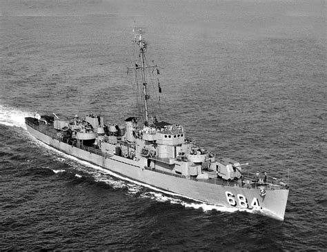 Uss Delong De 684 Was A Rudderow Class Destroyer Escort During World
