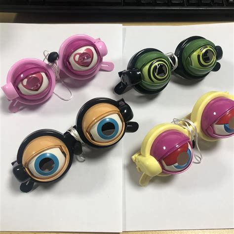 재미있는 안경 풀 케이블 윙크 깜빡이 안경 스푸프 셀카 비디오 장난감 할로윈 코스프레 Aliexpress