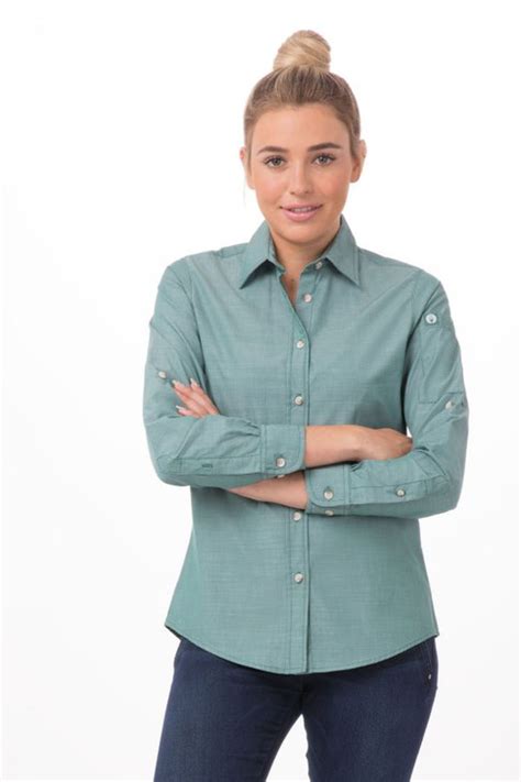 Casual Chic A Guide To Womens Chambray Dress Shirts Women Shirts