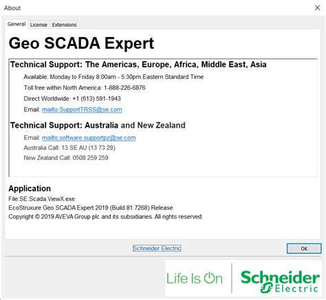 Determine Your Clearscada Or Geo Scada Version Schneider Electric