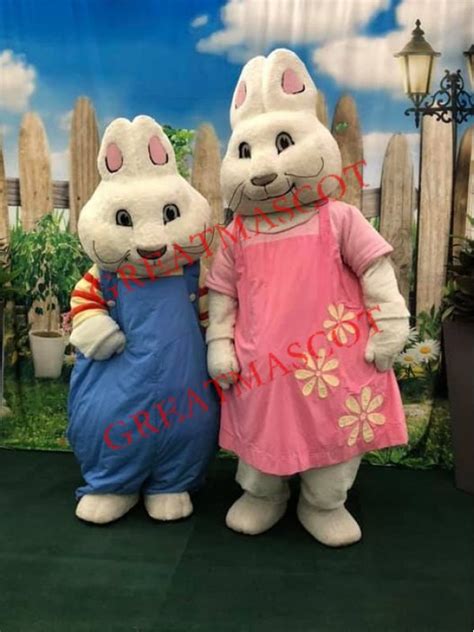 Max And Ruby Bunny Mascot Costume