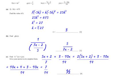 Functions Past Paper Questions For Igcse Cambridge 0580 Revise Right Now