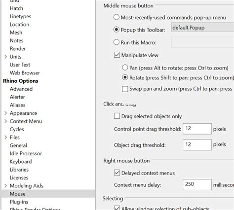 Can T Remap Middle And Right Mousebutton Rhino Rhino For Windows McNeel Forum
