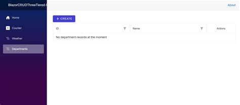 Blazor Employee CRUD Using Entity Framework