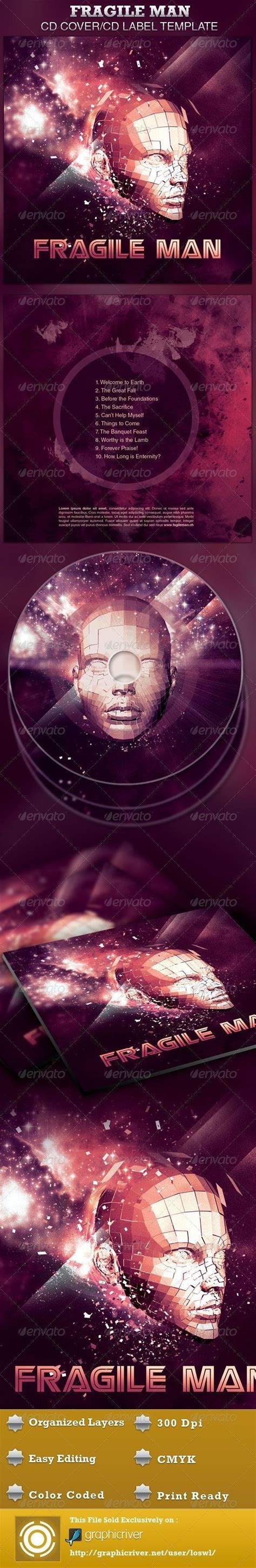 Fragile Man Cd Artwork Template Cd Artwork Cd Cover Art Cd