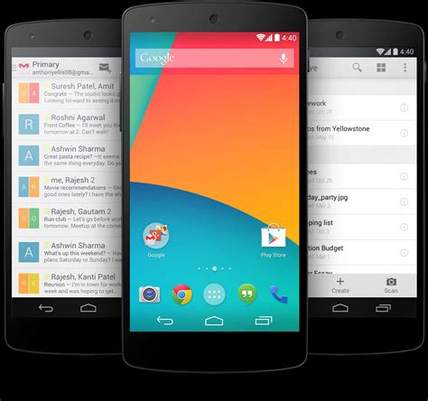 Download Android Smartphones Displaying Interface
