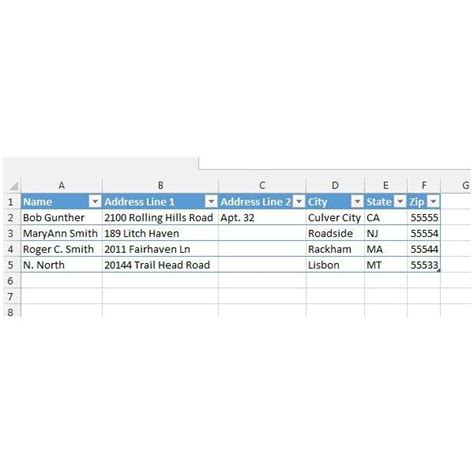 Setting Your Data Up Properly In Excel Is The Key To Performing A Fast And Efficient Mail Merge