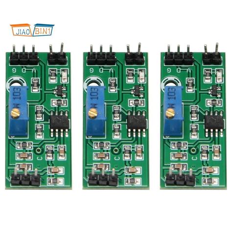 3pcs Lm393 35 24v Voltage Comparator Module With Led Indicator High