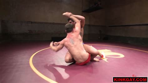 Naked Combat Wrestling The Winner Rides The Loser S Face