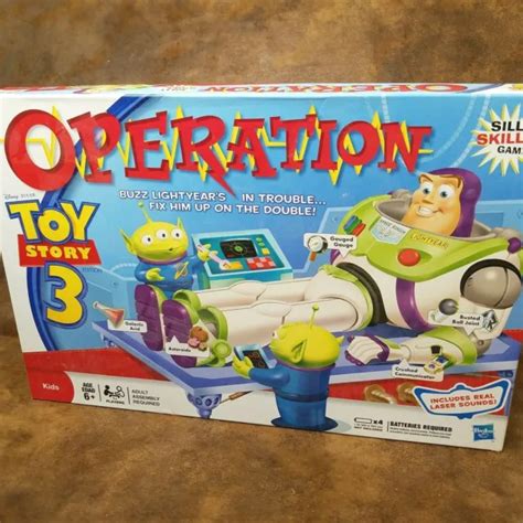Hasbro Disney Toy Story Operation Game Buzz Lightyear Complete Picclick Uk