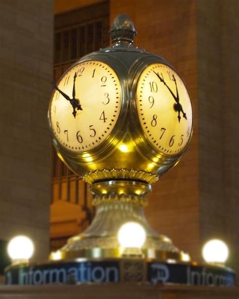 The Clock In Grand Central Station Clock Grand Central Terminal