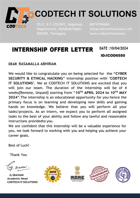 abhiram rasamalla on linkedin internship