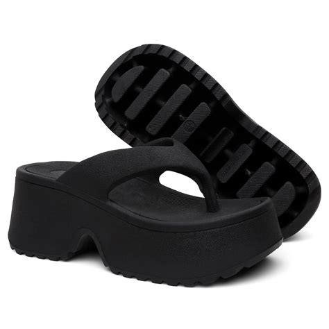 Tamanco Salto Alto Anabela Plataforma Wing Shopee Brasil