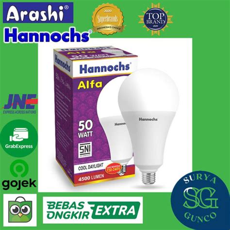 Jual Lampu Led Hemat Energi Hannochs Alfa Watt Putih Cool Daylight Jakarta Barat Surya
