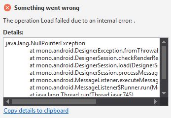 Android Axml Does Not Load In Older Compiling Version In VS Stack Overflow