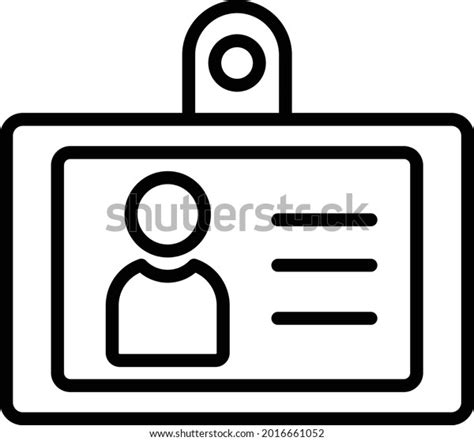 Badge Outline Vector Design Icon Stock Vector Royalty Free 2016661052