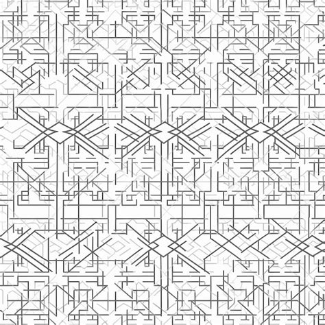 Premium Ai Image Seamless Geometric Pattern In Black And White Vector