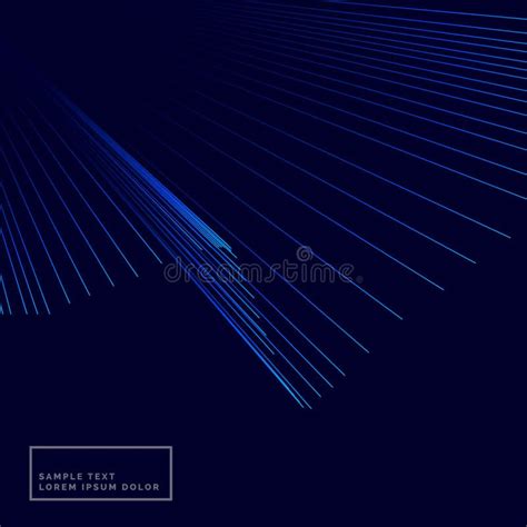 Blue Background With Lines Rays Stock Vector Illustration Of Blue Shape 101509082