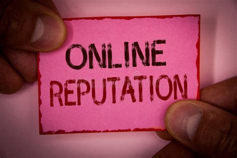 Handwriting Text Online Reputation Concept Meaning Reliability Ranking
