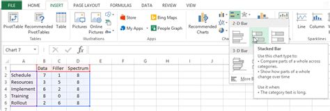 new take on the excel project status spectrum chart excel dashboard