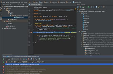 Debugging How To Run Tomcat7 Maven Plugin In Debug Mode With Intellij Idea Stack Overflow