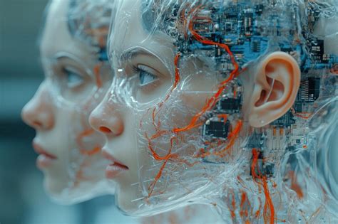 neural firing human robotic merge neural integration neurons and advanced technology digital