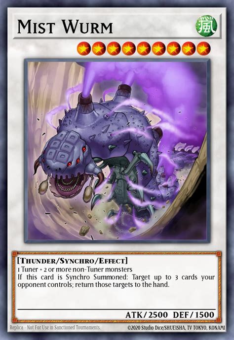 Mist Wurm Yu Gi Oh Card Database Ygoprodeck