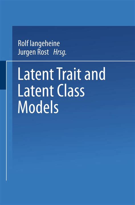 pdf latent trait and latent class model dokumen tips