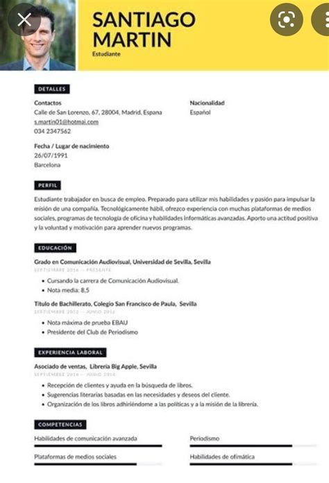 Ejemplo De Curriculo Brainlylat