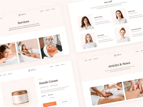 Spa X Spa HTML Responsive Website Template