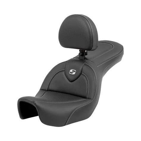 Saddlemen Roadsofa Cf Carbon Fiber 2 Up Seat For Harley Dyna 2006 2017