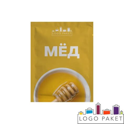 Саше пакеты для меда купить оптом у производителя | LogoPaket.ru