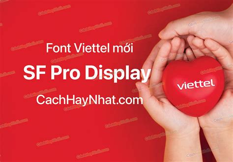 Font SF Pro Display Việt Hóa Font Viettel Mới