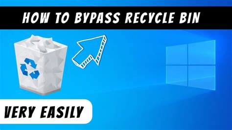 How To Bypass The Recycle Bin At Maria Couch Blog
