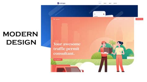 create modern responsive website using html css and js by