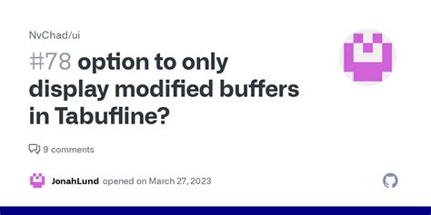 Option To Only Display Modified Buffers In Tabufline · Issue 78