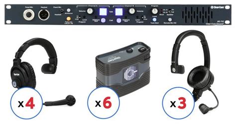 Clear Com Encore Analog Partyline Intercom Complete System Sweetwater