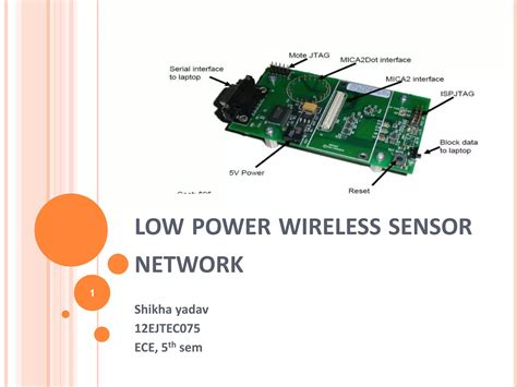 Ppt On Low Power Wireless Sensor Network 5th Sem Ppt