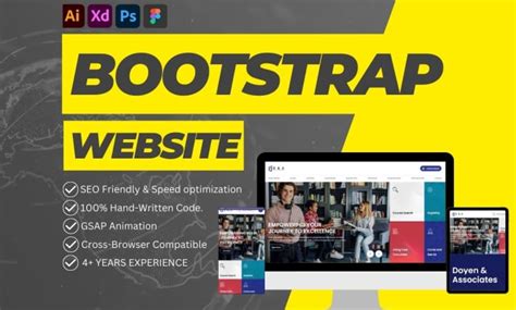 Convert Psd To Html Xd To Html Css Bootstrap 5 Responsive Website By