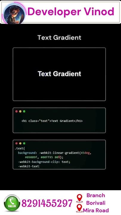 css text gradients add visual appeal to your text 🌈 css design