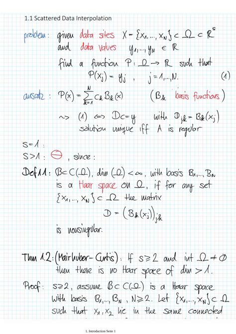 Pdf 11 Scattered Data Interpolation · Function D Distmxy