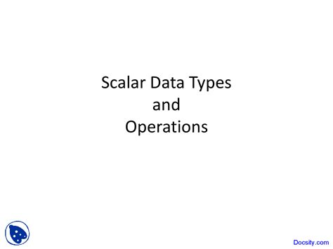 Vhdl Lexical Elements And Scalar Data Types Slides Computer Science