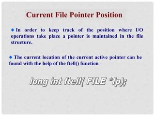 Files In C Ppt Ppt