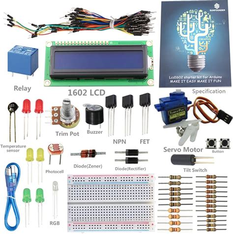 SunFounder Progetto Starter Kit Per Arduino UNO R3 Mega2560 Mega328