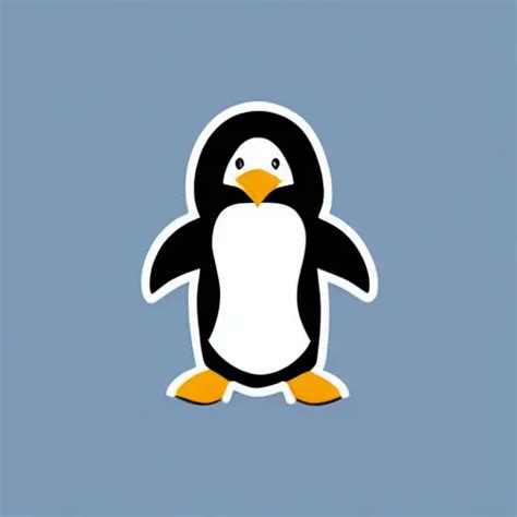 A Premium Vector Logo Of Tux The Penguin Stable Diffusion OpenArt