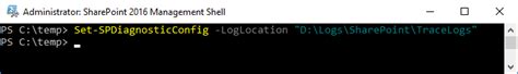 Moving Sharepoint Trace And Usage Logs Using Powershell • Techtask