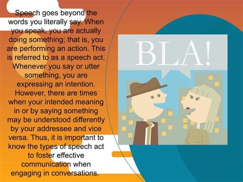 TYPES OF SPEECH ACT LOCUTION ILLOCUTION PERLOCUTION Pptx