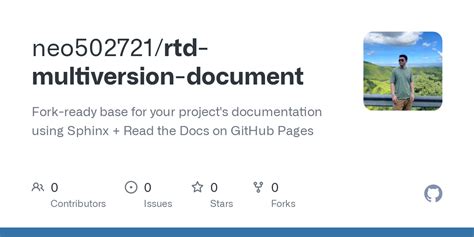 Github Neo502721rtd Multiversion Document Fork Ready Base For Your